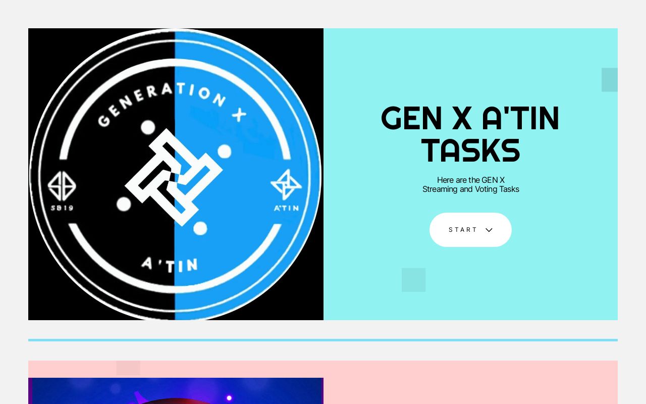 GEN X A'TIN Voting Tasks